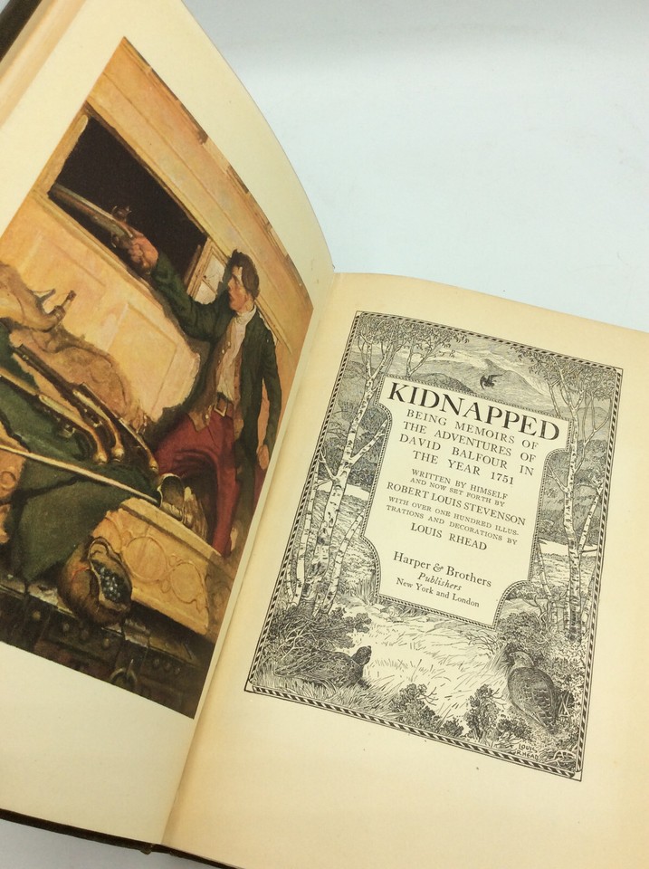 KIDNAPPED by Robert Louis Stevenson - 1921 - Louis Rhead, illustrator ...