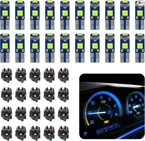 20PCS 74 LED Bulb Dash Light Bulbs, Instrument Cluster Bulbs Kit with ...