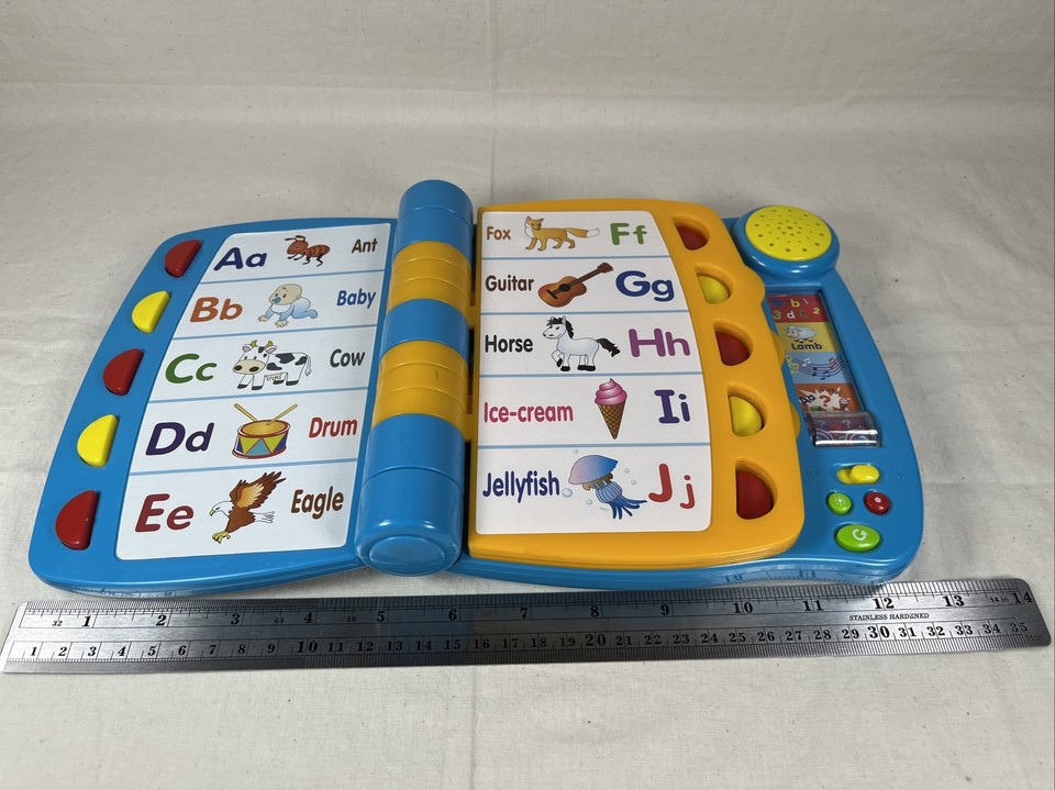 2009 Talking Activity Book 8 Pages of Letters Numbers Animals & More ...