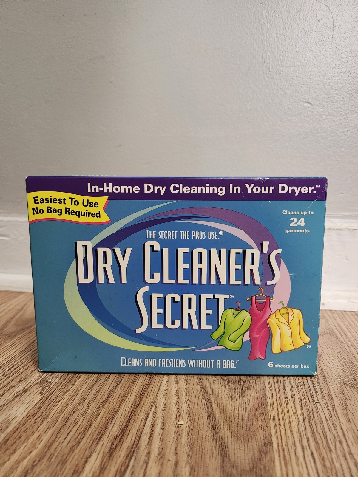 Dry Clean at Home Dry Cleaner's Secret 1 Box 6 Cleaning Cloths Open Box ...