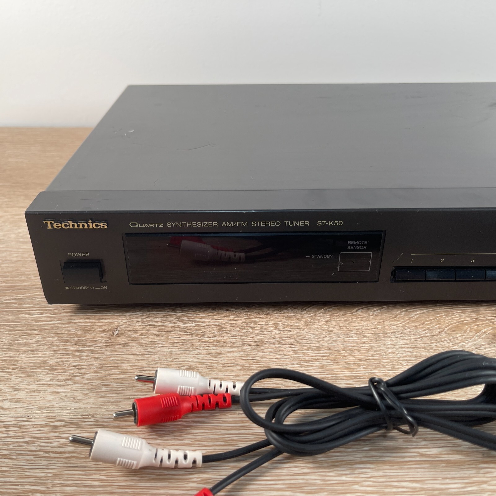 Technics St-k50 Am/fm Quartz Synthesizer Stereo Tuner With10 Radio Pre ...