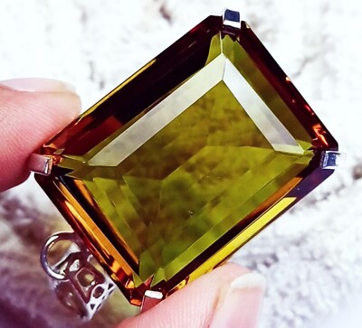 Color Changing Zultanite GS Solid Silver Pendant 104.60 Ct Certified ...