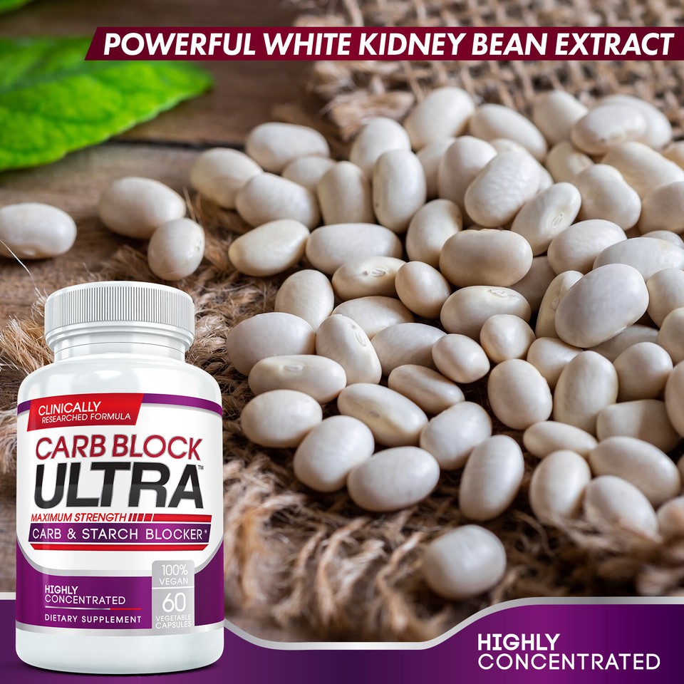 Carb Block Ultra Concentrated Carbohydrate & Starch Blocker for Weight ...