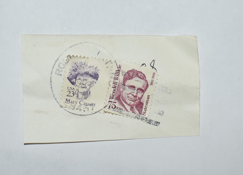 Wendell Willkie Statesman 1842-1944 75 Cent Postage Stamp & 23 Cent ...