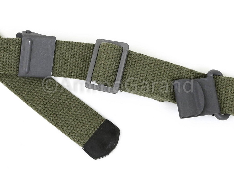 M1 Garand Web Rifle Sling OD Green Cotton GI SPEC US Made! AmmoGarand ...
