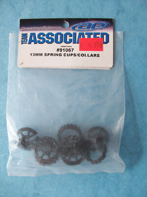 VINTAGE TEAM ASSOCIATED 91067 13MM SPRING CUPS / COLLARS ASC91067 NIP ...
