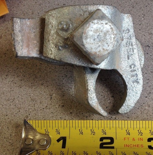 Steel City T&B 3/4" in Rigid Conduit Pipe Clamp Beam Edge Type EC-34 ...