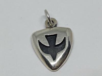 RARE RETIRED James Avery Sterling Silver ).925) Dove Shield Charm Uncut ...