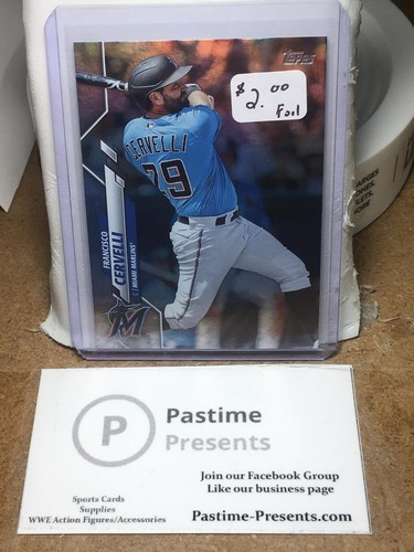 2020 Topps Update #U-20 Francisco Cervelli Foil Miami Marlins | eBay