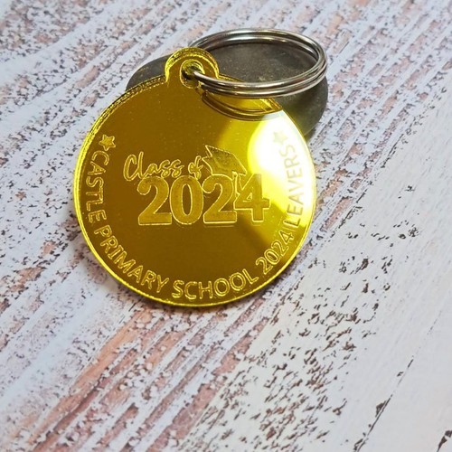 Personalised School Leaver 2025 Keyrings Teacher Gifts Pupil Gift Year ...