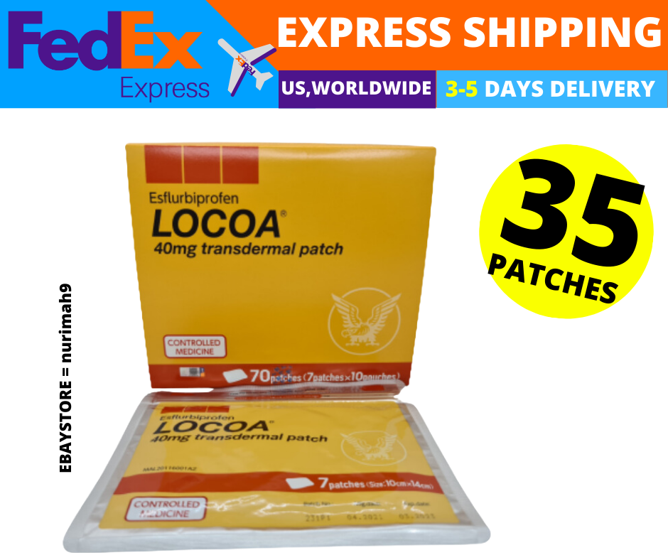 Patch Locoa 35 patches Transdermal Joint Pain Relief -FAST SHIPPING | eBay