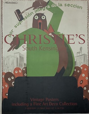 Original Christie's Vintage Posters Auction Catalog May 2003 | eBay