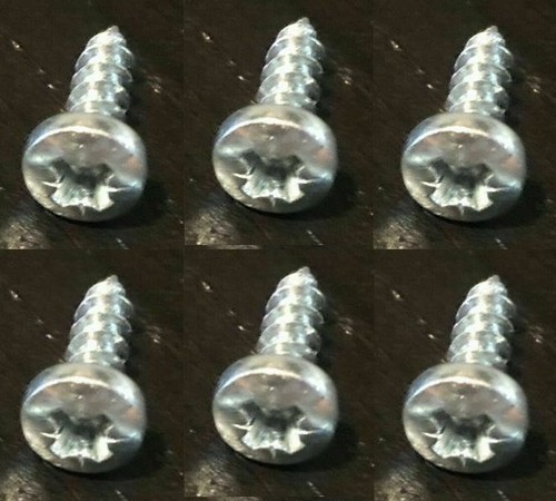 6x Ikea Screw Screws TRX Chipboard Flat 12mm length Steel Part # 105344 ...