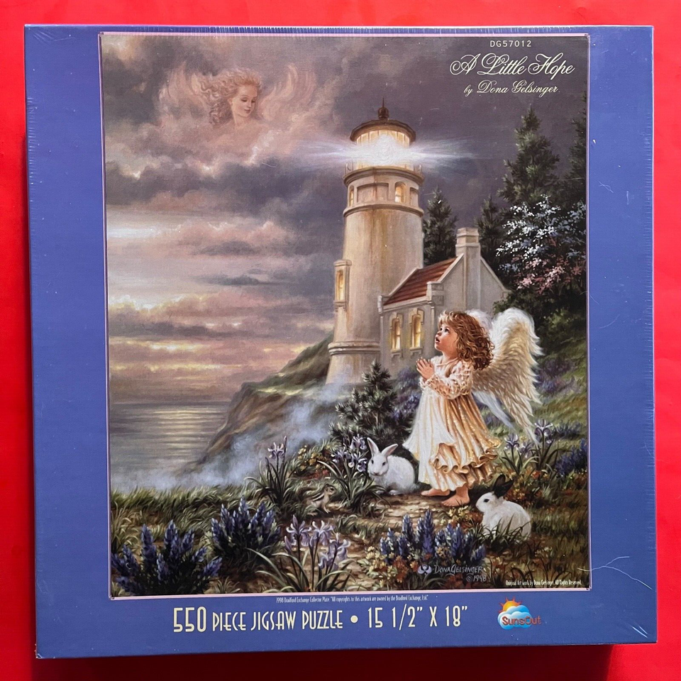 A LITTLE HOPE jigsaw puzzle - DONA GELSINGER art - 1998 bradford ...