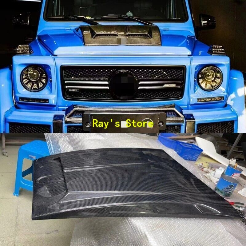 Carbon Fiber B Hood Bonnet Scoop For Mecedes G Wagon Class W463 G63 ...
