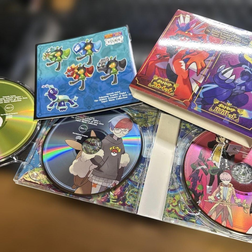 Pokémon Scarlet Violet Soundtrack Nintendo Switch 6CD Artbook Bundle | eBay