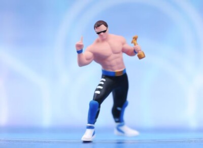1:64 Painted Figure Model Miniature Resin Diorama Sand Muscle Man Sport ...