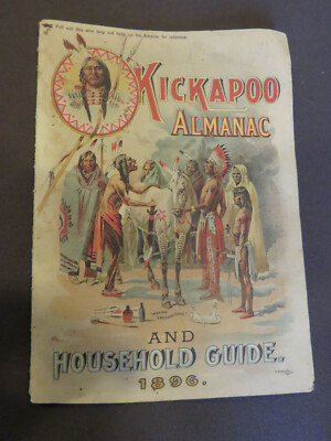 Kickapoo Almanac and Household Guide 1896 Brochure | eBay