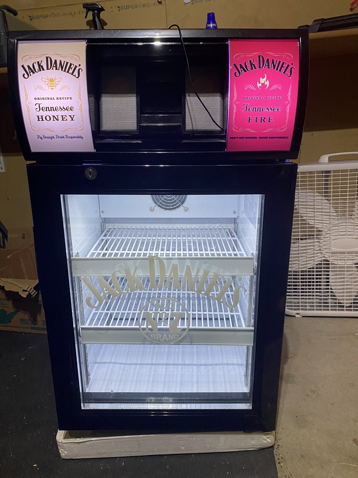 Jack Daniel’s Tennessee Honey/Fire Fridge | eBay