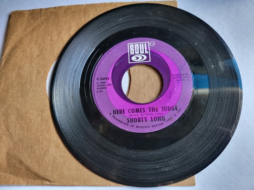 SHORTY LONG Here Comes The Judge / Sing What you 45 Record 1968 Soul ...