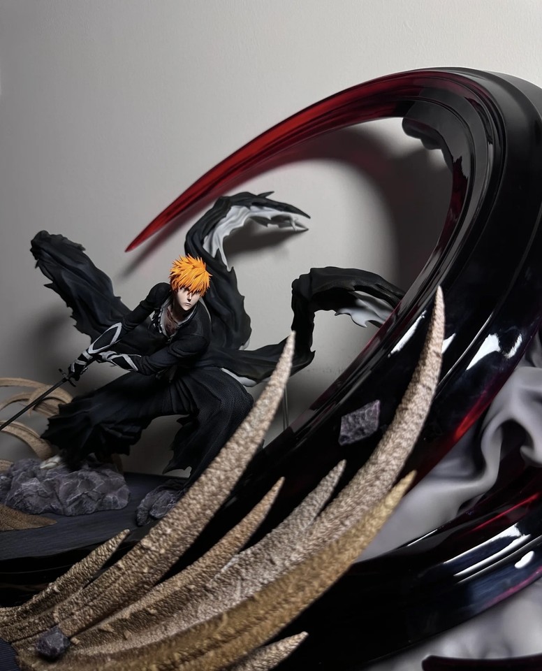 BLEACH Kurosaki Ichigo Figure PVC Anime GK Model Statue Collection ...