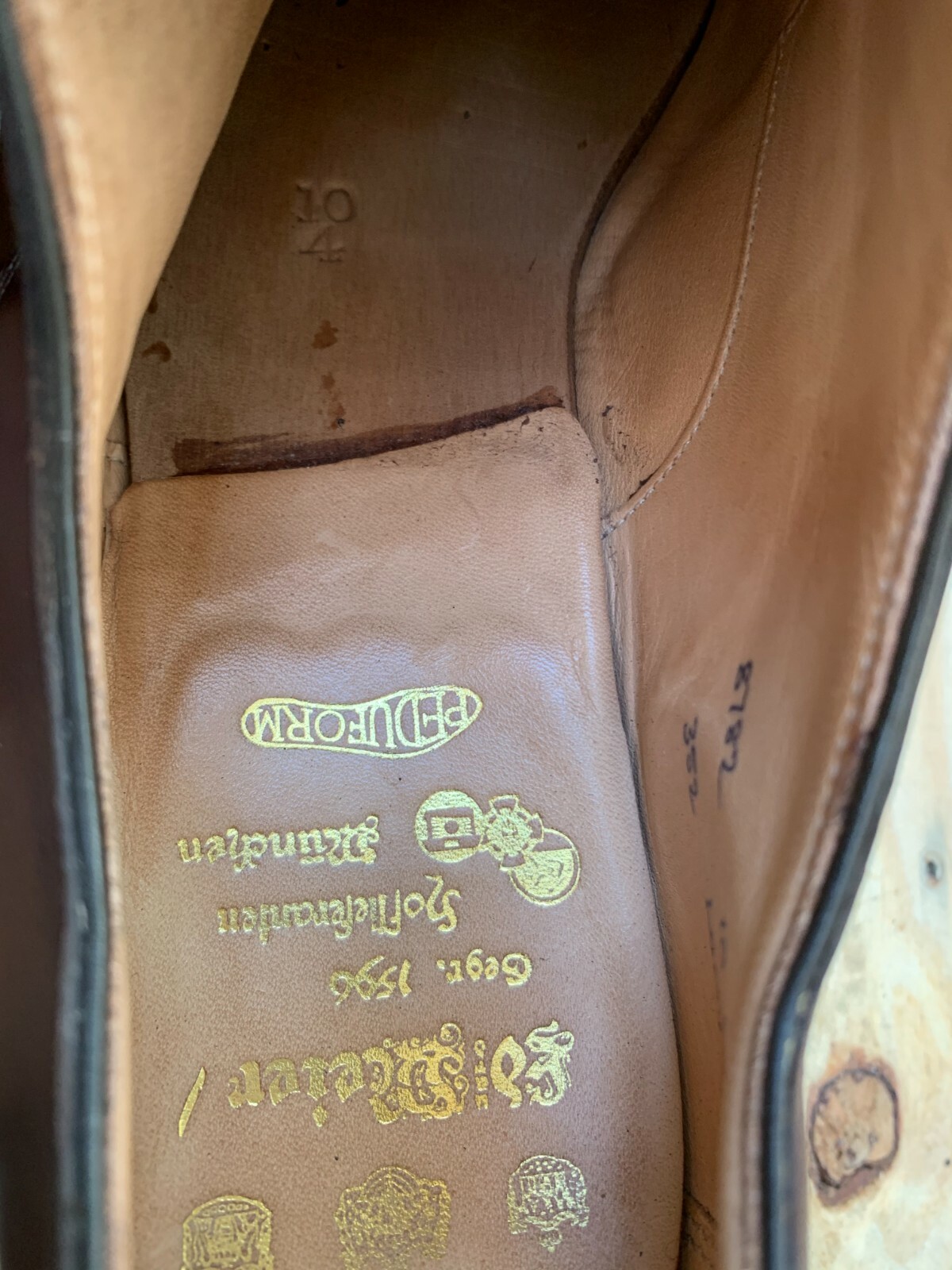 Ed Meier by Crockett Jones LONYAY Peduform Cap Toe UK 10 D || US 10.5 ...