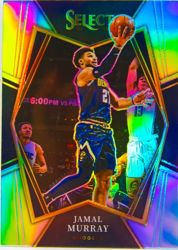 Jamal Murray 2021-22 Select Basketball Silver Prizm Card #112 Premier ...