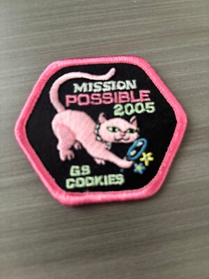 Mission Possible 2005 Girl Scout Cookie Embroidered Patch | eBay