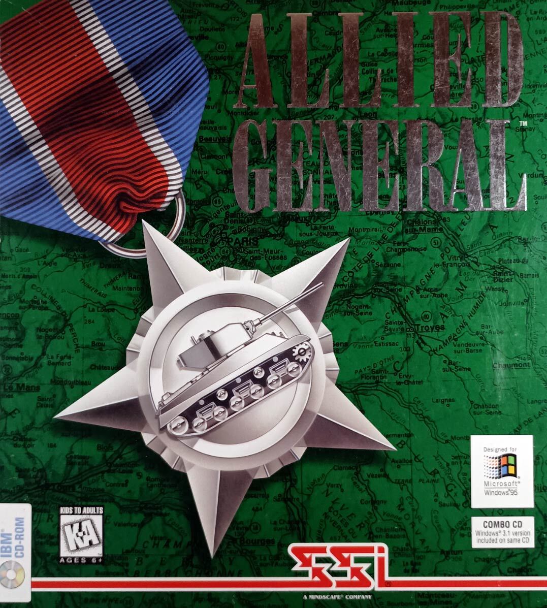 [:PC Big Box, BOX ONLY] Allied General / 1995 SSI/Strategic Simulations ...