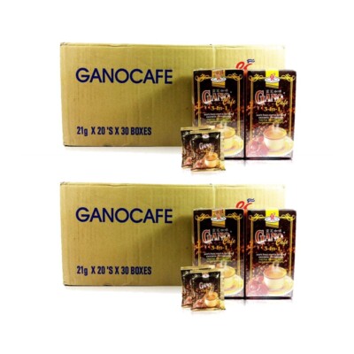[Wholesale] 60 Boxes Gano Excel Ganoderma Coffee Ganocafe 3in1 Kopi ...