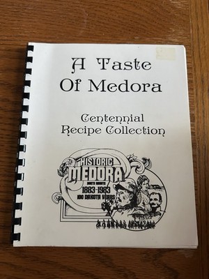 Vintage 1883-1983 Medora North Dakota Cookbook Recipes Cook Book | eBay