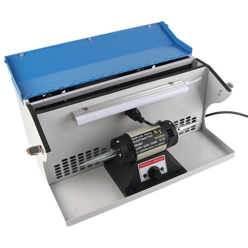 Rock Polisher Jewelry Grinding Machine Double Ended Cloth Polishing ...