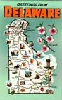 State Of Delaware DE : MAP SCENE j/02 BE5587 | eBay UK
