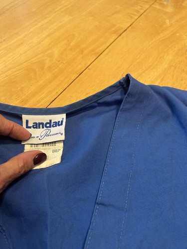 Landau Royal Blue Sz Med scrub Top, Gently Used. Great condition with ...