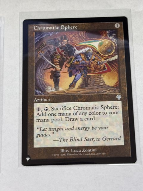 Chromatic Sphere The List Reprints | eBay