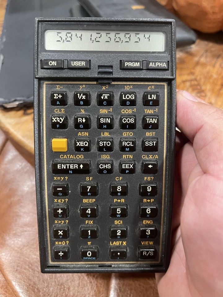 Hewlett-Packard HP-41CV Vintage Calculator New Batteries Working !! | eBay