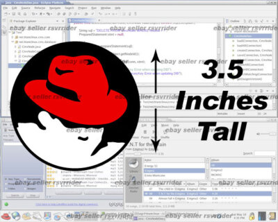 red hat linux software decal sticker redhat | eBay