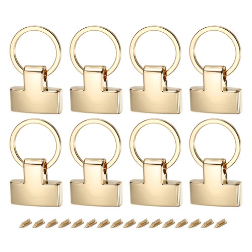 8Pcs 22mm/ 0.87" Key Fob Hardware with Keychain Ring Purse Hardware ...
