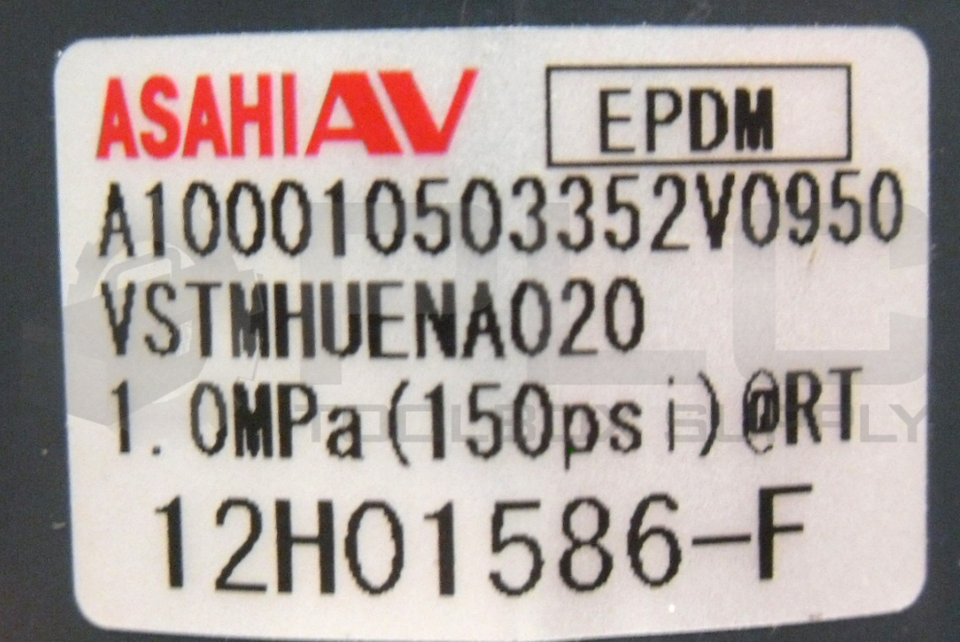 NEW ASAHIAV VSTMHUENA020 LIQUID SEAT VALVE 1.0MPA (150PSI) 12H01586-F ...