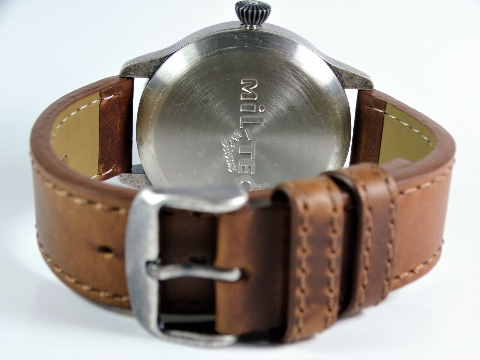 AVIATOR Watch - MILTEC Vintage Flieger Pilot Flight Aviation Leather ...
