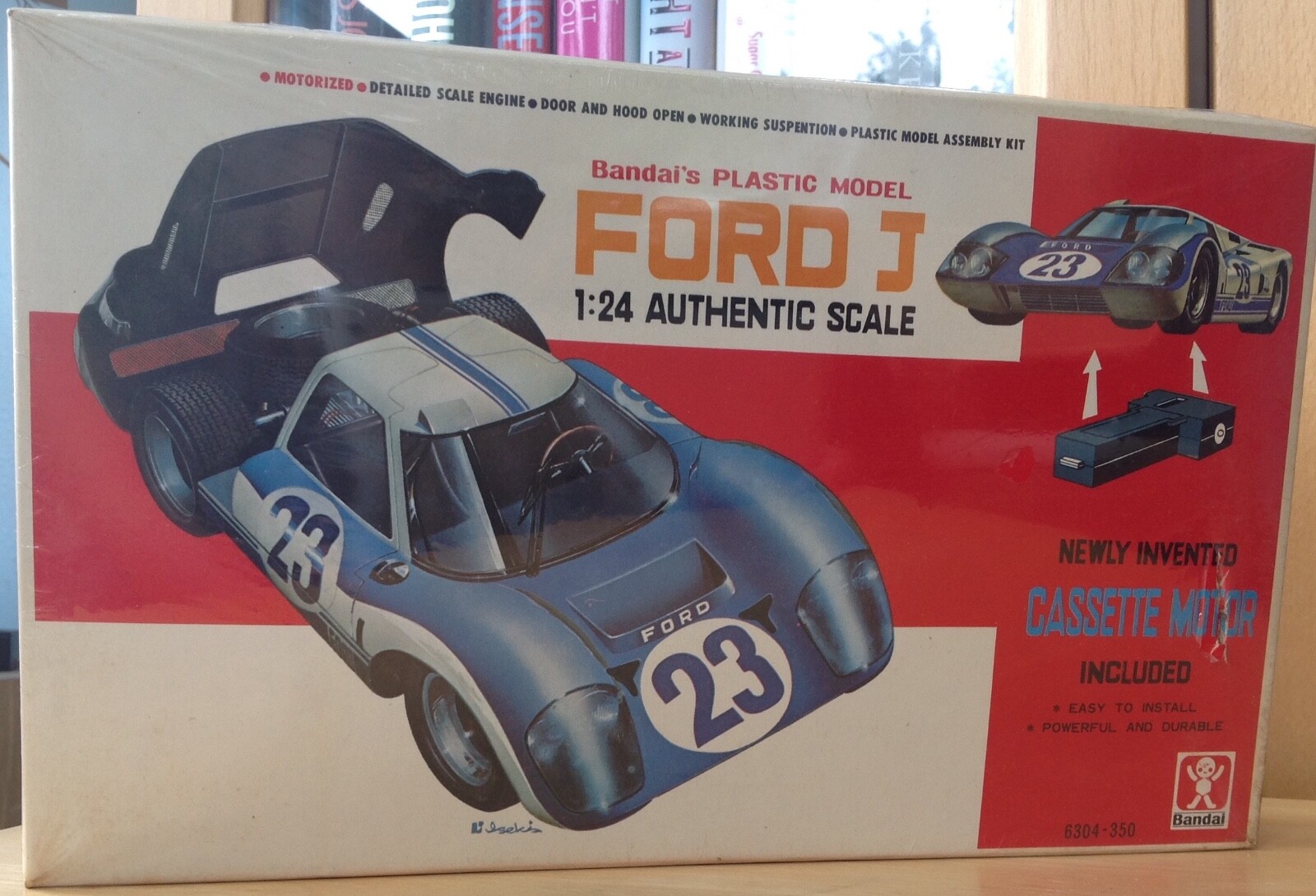 Bandai 1:24 Ford J, Vintage Model Car Kit 6304-350, Complete | eBay