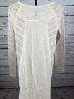 Eyeshadow Small Hi-lo Light Sweater Beige Long Sleeves | eBay