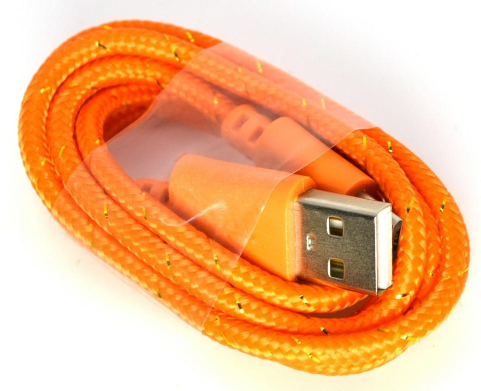 LOT Braided Micro usb data sync cable cord 3,5,10 FT for Android Cell ...