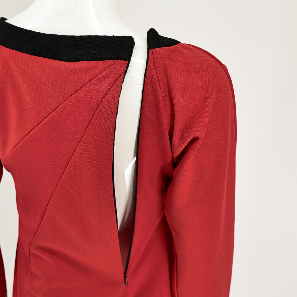 The Original Series Female Duty Red Dresses Cosplay Starfleet Uniform ...