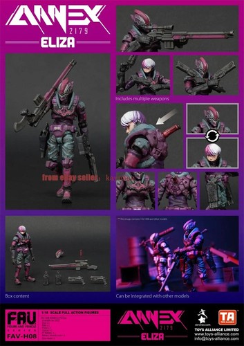 Toys Alliance Acid Rain World FAV-H08 1/18 Scale Eliza Action Figure ...
