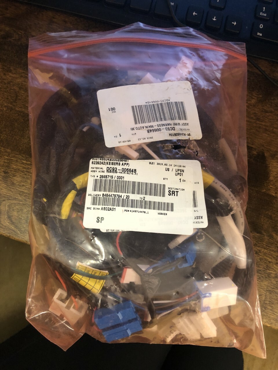 DC93-00664B SAMSUNG WIRE HARNESS | eBay