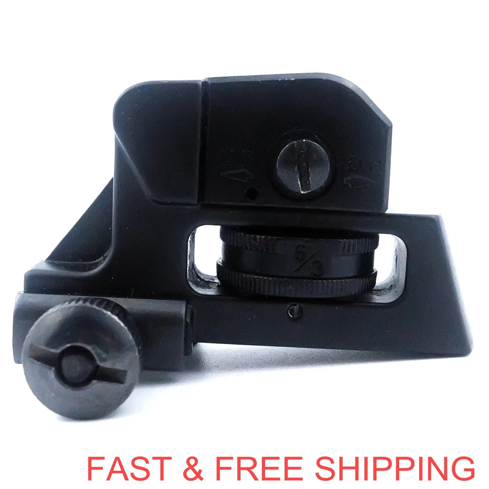 AR-15 AR15 A2 Adjustable Rear Sight AR15 AR-15 Adjustable A2 Sight Rear ...