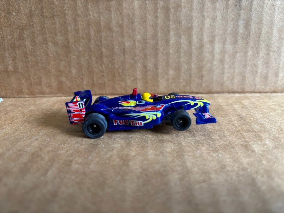 AFX Tomy Mega G+ MG+ Formula 1 Indy Slotcars (2) Flow #7 & Full Tilt ...