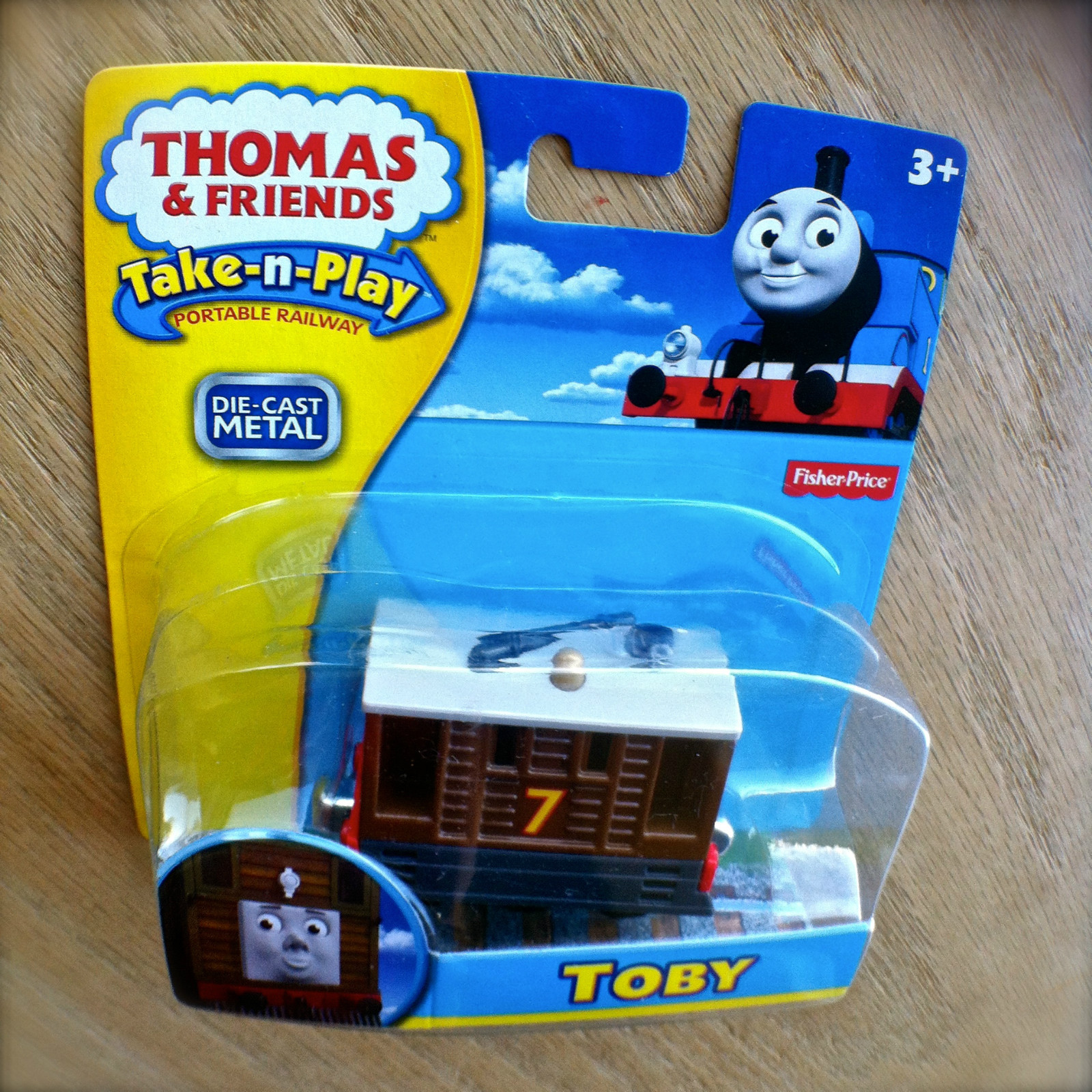 Thomas & Friends TOBY Take-N-Play diecast 7 Steam Tram tank engine ...