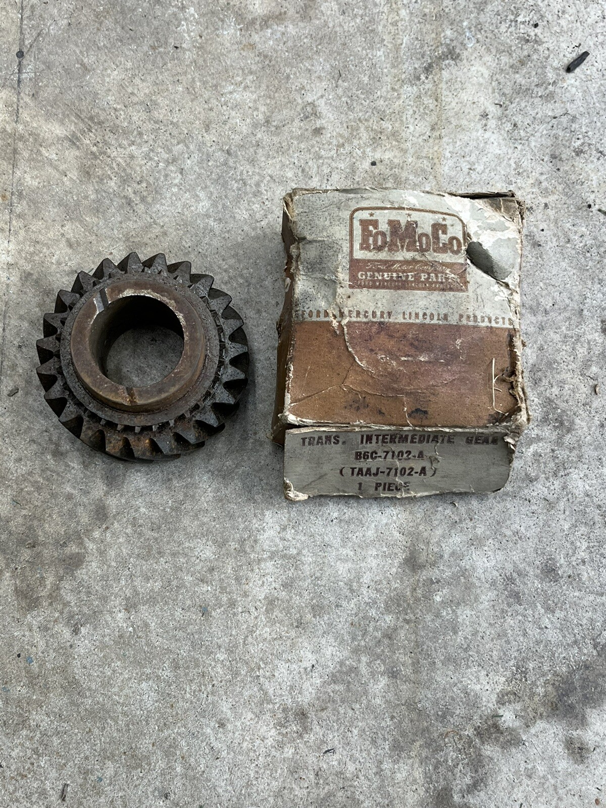 1955 - 60 Ford Manual Transmission Intermediate Gear V8 292 312 B6C-7102A NOS | eBay